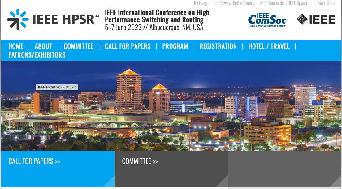 SLICES will have a tutorial at the IEEE HPSR2023 in Albuquerque - Scientific LargeScale ...